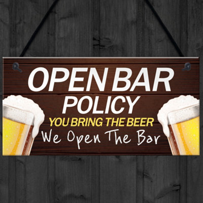 Funny Bar Sign Man Cave Pub Bar Sign Hanging Sign Gift For Him Gift