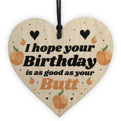 Funny Birthday Goft For Girlfriend Butt Joke Gift For Her Rude Gift For ...