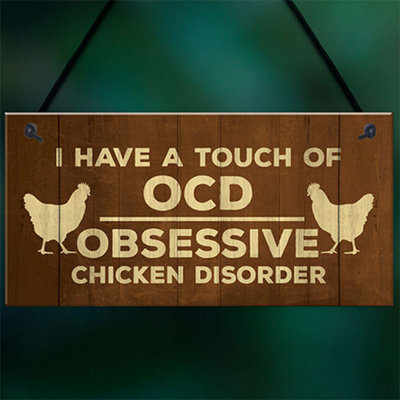 Funny Chicken Signs And Plaques Hanging Door Shed Sign Chicken Hut Sign ...