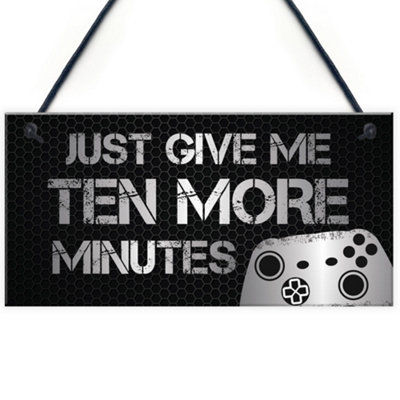 Funny Gaming Sign For Bedroom Novelty Gaming Accessories Birthday Gift ...