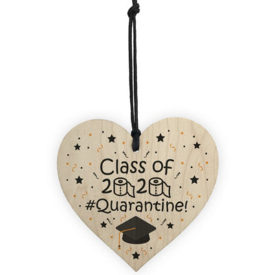 Funny Graduation Gift For Daughter Son Wood Heart Class Of 2020 ...