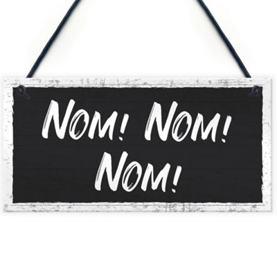 Funny Kitchen Plaque Hanging Wall Sign Home Decor Shabby Chic Sign ...