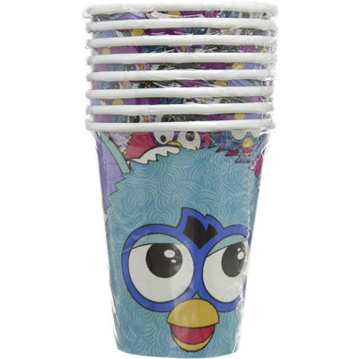 Furby Paper Party Cup (Pack of 8) Multicoloured (One Size) | DIY at B&Q