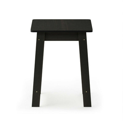 Furinno Beginning End Table Side Tabe for Bedroom Living Room, Espresso