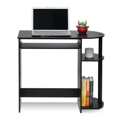 Furinno Easy Assembly Computer Desk, Espresso Home Decorations