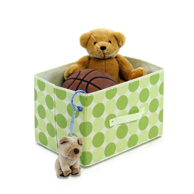 Furinno Laci Dot Design Non-Woven Fabric Soft Storage Organizer, Green