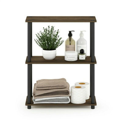 Furinno Turn-N-Tube 3-Tier Compact Multipurpose Shelf Display Rack ...