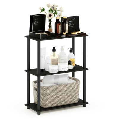 Furinno Turn-N-Tube 3-Tier Compact Multipurpose Shelf Display Rack ...