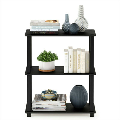 Furinno Turn-S-Tube 3-Tier Compact Multipurpose Shelf Display Rack with ...