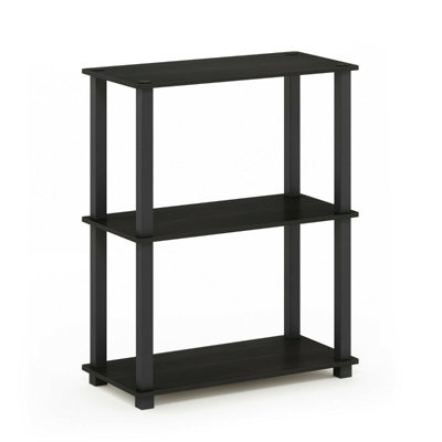 Furinno Turn-S-Tube 3-Tier Compact Multipurpose Shelf Display Rack with ...