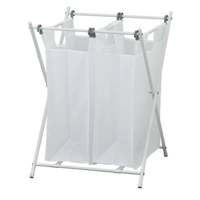 Furinno Wayar Foldable Laundry Sorter, Double