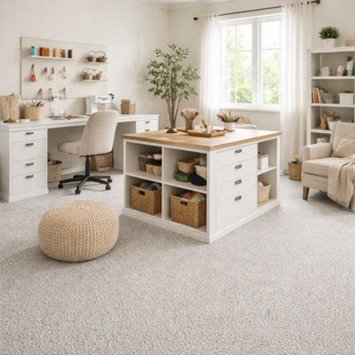 Furlong Flooring Provence Deluxe Carpet (Moonstone, 5m x 4m)