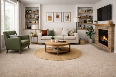 Furlong Flooring Satisfaction Ultra Luxury Carpet (Talc, 5m x 4m)