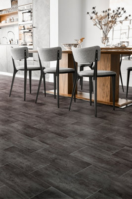 Furlong Flooring Versatility III Stone Tile Vinyl (Hollyhock, 1m x 4m)