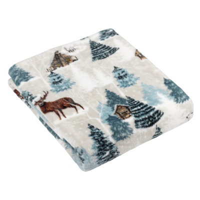 FURN. ARCTICUS ANIMAL FLEECE THROW