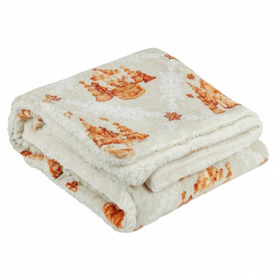 furn. Gretel Sherpa Fleece Throw