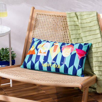 furn. Happy Hour Abstract Outdoor Cushion Cover