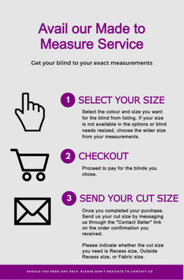 Furnished Made to Measure Blackout Roller Blinds - Aubergine Roller ...