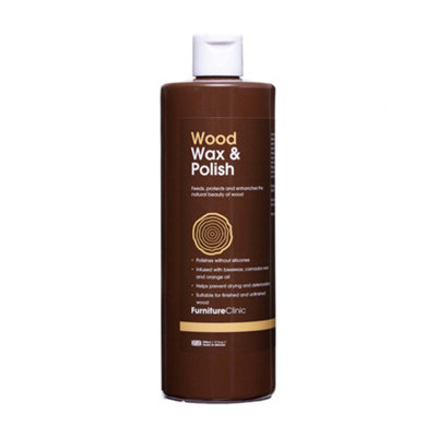 Furniture Clinic Wood Wax & Wood Polish, 500ml at B&Q