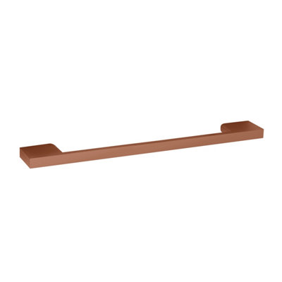 Furniture Handle Square D Shape Handle, 223mm (192mm Centres) - Copper