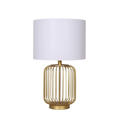 Furniture Outlet, Marlow Brushed Copper Wired Table Lamp
