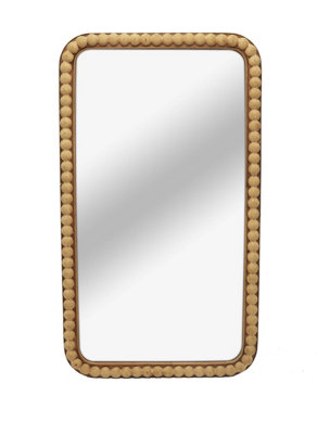 Furniture Outlet, Rectangular Light Wood Mirror. (40x70cm)