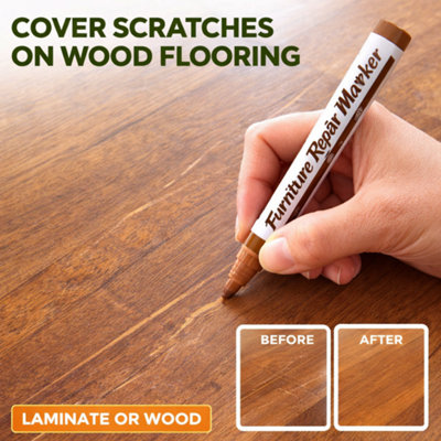 Furniture Touch Up Markers 3 Pack Wood Repair Pens for Scratches and ...