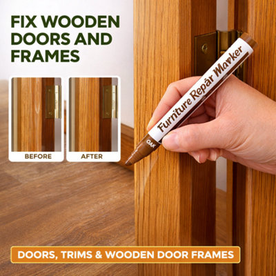 Furniture Touch Up Markers 3 Pack Wood Repair Pens for Scratches and ...