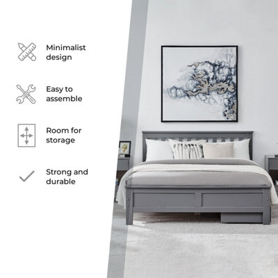 B&q double bed frame store