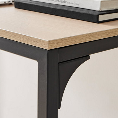 Furniturebox UK Kendrick Oak Effect Desk 120cm for Home Working Study ...