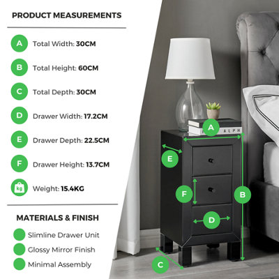 Black end tables for bedroom store