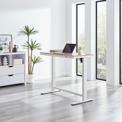 Furniturebox UK Office Standing Desk - Atticus Electric Height ...
