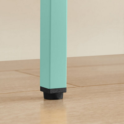 Furniturebox UK Teksi Light Blue Metal 2 Door Sideboard