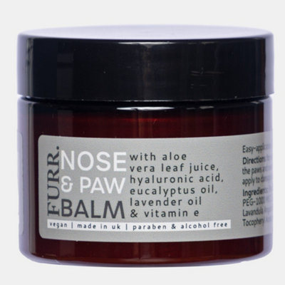 FURR Paw & Nose Balm for Dogs 50ml, Lick-Safe, Natural Healing ...