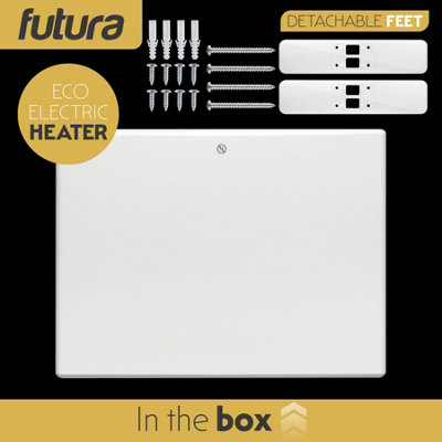 Futura Electric 1000W Radiator Panel Heater Wall Mounted or Floor ...