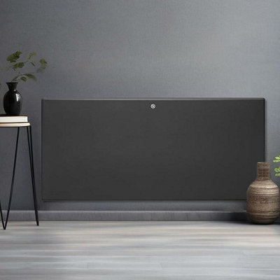 Futura Electric Radiator Panel Heater 2000W Eco Grey Wall Mounted ...
