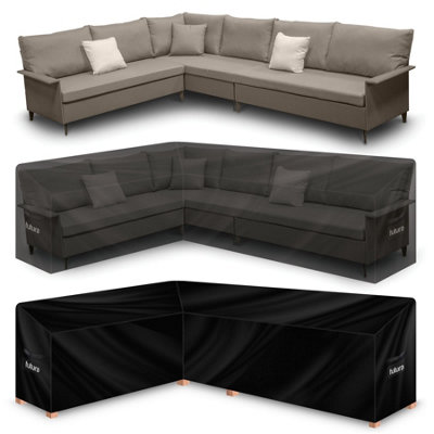 Futura Premium 600D L Shaped 222 x 286 x 80cm Waterproof Garden ...
