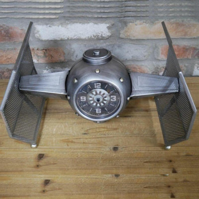 Futuristic Spaceship Clock Home Decor