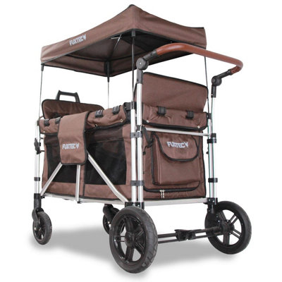 FUXTEC FX-CTXL900 XL 4-Seater Luxury Foldable Wagon with Aluminum Frame ...