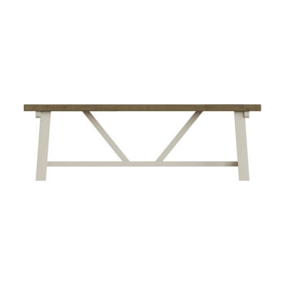 FWStyle 1.4M Solid Reclaimed Pine Dining Bench