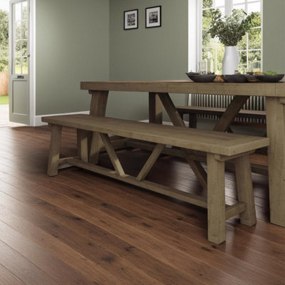 FWStyle 1.8M Solid Pine Dining Bench