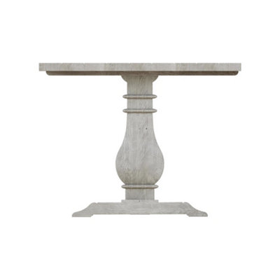 FWStyle 2M Large Dining Table Solid Pine & 2x Free 50cm Extension Leafs ...