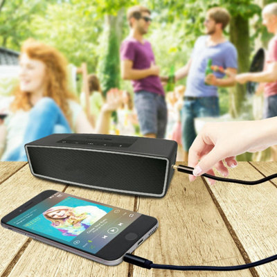 FX Aux-in-Cable 3.5mm Braided, Black