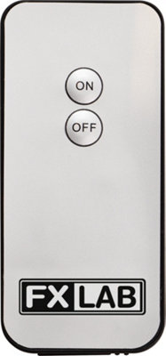 FXLab Battery Operated Ceiling/Hanging Mount Mirror Ball Motor with 18 Ultra Bright LEDS, Remote ...