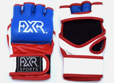 FXR Sports Leather Muay Thai Fight Gloves - XL