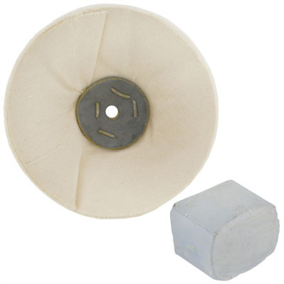 G Loose Unstitched Floppy Final Polishing Mop 6" x 1" 2 Row With ...