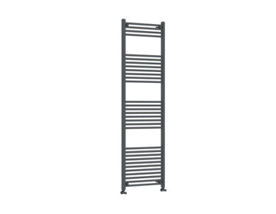 G-Rad Anthracite Flat Ladder Towel Rail Radiator - 1800x600mm
