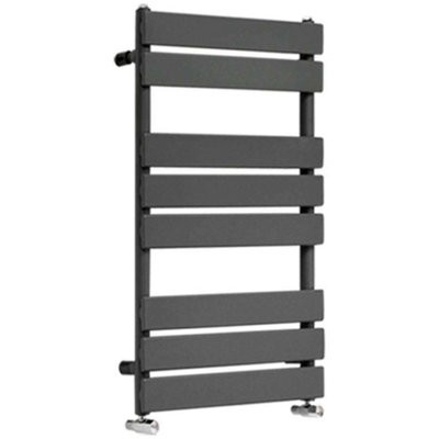 G-Rad Anthracite Flat Panel Towel Rail Radiator - 800x450mm