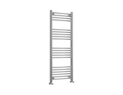 G-Rad Chrome Curved Ladder Towel Rail Radiator - 1200x600mm