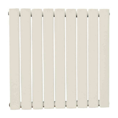 G-Rad Cream Double Flat Panel Designer Column Horizontal Radiator - (H ...
